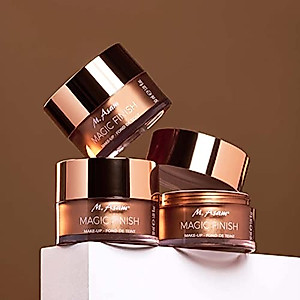 M. Asam Magic Finish Make-up Mousse – 4in1 Primer, Foundation, Concealer & Powder with buildable coverage, adapts to light & medium skin tones, leaves skin looking flawless, 1.01 Fl Oz
