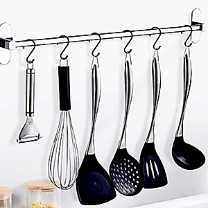 DINGEE 6 Inch Large S Hooks for Hanging Plants,10 Pack Black Heavy Duty S Hooks,Matte S Shaped Hooks for Hanging Clothes,Plants Outdoor, Pots and Pans, Towels Jeans Hats, Light