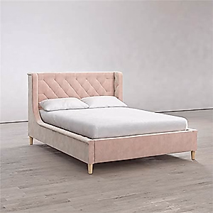 Little Seeds Monarch Hill Ambrosia Pink Full Size Upholstered Bed,