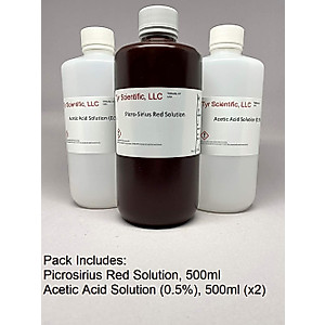 Picrosirius Red Stain Pack (for Collagen), 500ml
