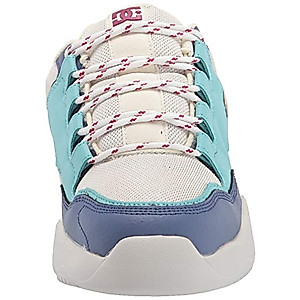 DC Women's DECEL Skate Shoe, Jade Cream 6 medium US