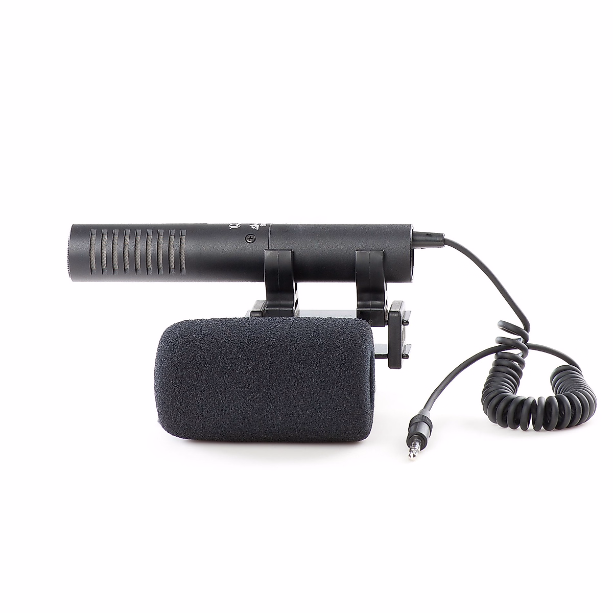 Azden SMX-20 Compact High-Performance Directional Stereo mic with stereo mini-plug output cable, windscreen and shock-mount holder
