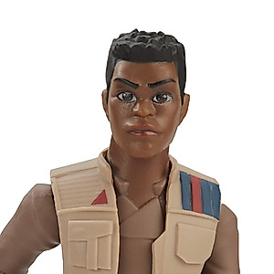 STAR WARS Galaxy of Adventures The Rise of Skywalker Finn 5"-Scale Action Figure Toy with Fun Blaster Action Movement