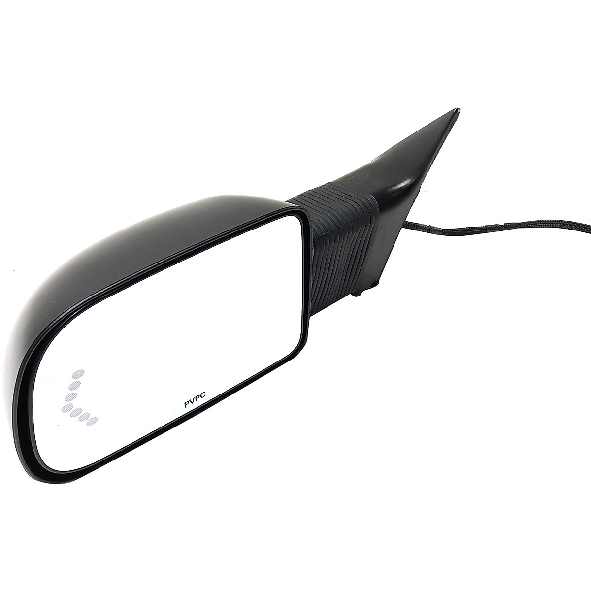 Kool Vue Mirror Compatible With 2000-2006 Chevrolet Suburban 1500, 2000-2006 Chevrolet Suburban 2500, Textured Black, Power, In-glass Signal Light Driver Side