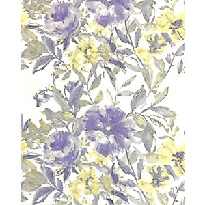 Decorative Mother's Day Floral Throw Blankets: Soft Plush Lively Rose Accent for Sofa Couch Chair Bed or Dorm (Lilac Multi)