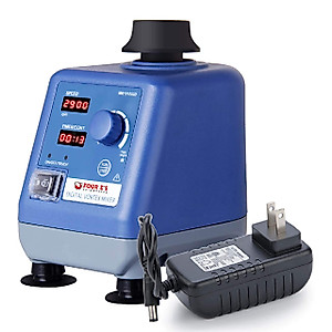 Laboratory Vortex Mixer, 0-3000RPM, LED Display Lab Vortex Shaker, Touch & Continuous Function, for Test Tubes Acrylic Paints Ink