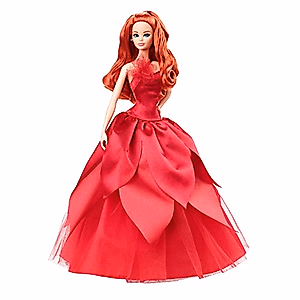 Barbie Signature 2022 Holiday Doll With Red Hair, Collectible Series, Multicolor