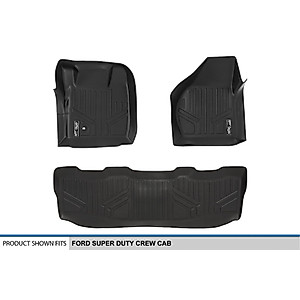 MAX LINER A0177/B0176 for 2008-2010 Ford F-250 / F-350 / F-450 Super Duty Crew Cab, Black