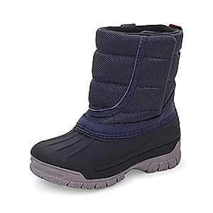 OshKosh B'Gosh Boy's Splash Duck Boots, Black, 12 Little Kid