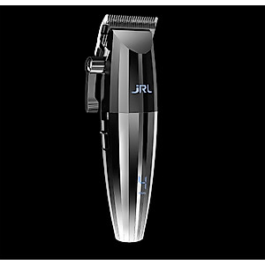 Amazon Series JRL Fresh Fade 2020C Clipper - Professional Hair Clippers w/Cool Blade Technology for Men's Grooming - Rechargeable Clippers w/LCD Display and Corrosion Proof (Silver)