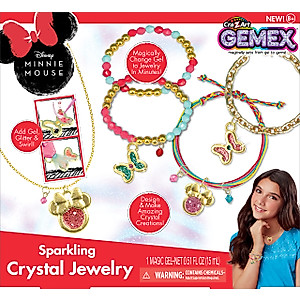 Cra-Z-Art Disney Minnie Mouse Gemex Sparkling Crystal Jewelry Kit Amazon Exclusive
