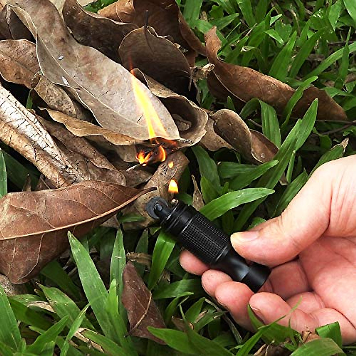 Gift for Men Women, AbeuRox Multitool Tactical Survival Gear with Lighter(No Fuel Include), Fishing Tool, Glass Breaker, Whistle, Blade, A Great EDC Kit, Camping Tool, Scouting Gear