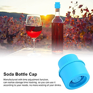 2 Pcs Silicone Wine Stopper, Wine Stopper for Wine Bottles Reusable Wine Bottle Cap Beer Sealer Cover Soda Carbonated Drink Bottle Stopper for Home Brewing Beer, Soft Drink, Wine Bottle, Beer Bottle