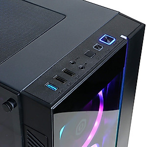 CyberpowerPC Gamer Master Gaming PC, AMD Ryzen 5 5600X 3.7GHz, GeForce RTX 3060 12GB, 16GB DDR4 RAM, 1TB NVMe SSD, WiFi Ready & Win 10 Home (GMA1410A2)