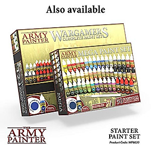 The Army Painter Miniatures Paint Set, 10 Model Paints with FREE Highlighting Brush, 18ml/Bottle, Miniature Painting Kit, Non Toxic Acrylic Paint Set, Wargames Hobby Starter Paint Set (New Version)
