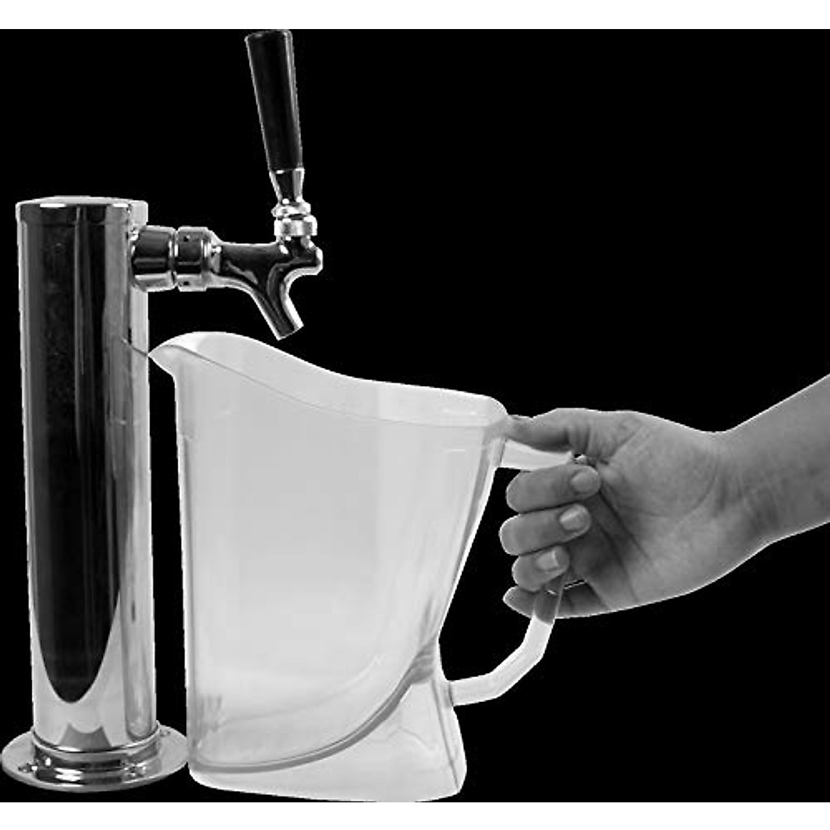 Carlisle FoodService Products PPP60 Perfect Pour Shatter-Resistant Beer Pitcher, 60 oz.