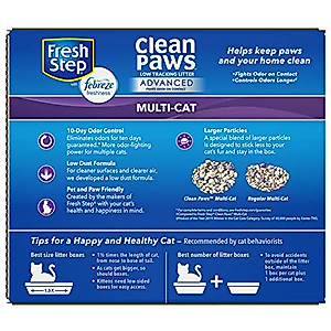 Fresh Step Advanced Clean Paws Multi Cat 18.5lb
