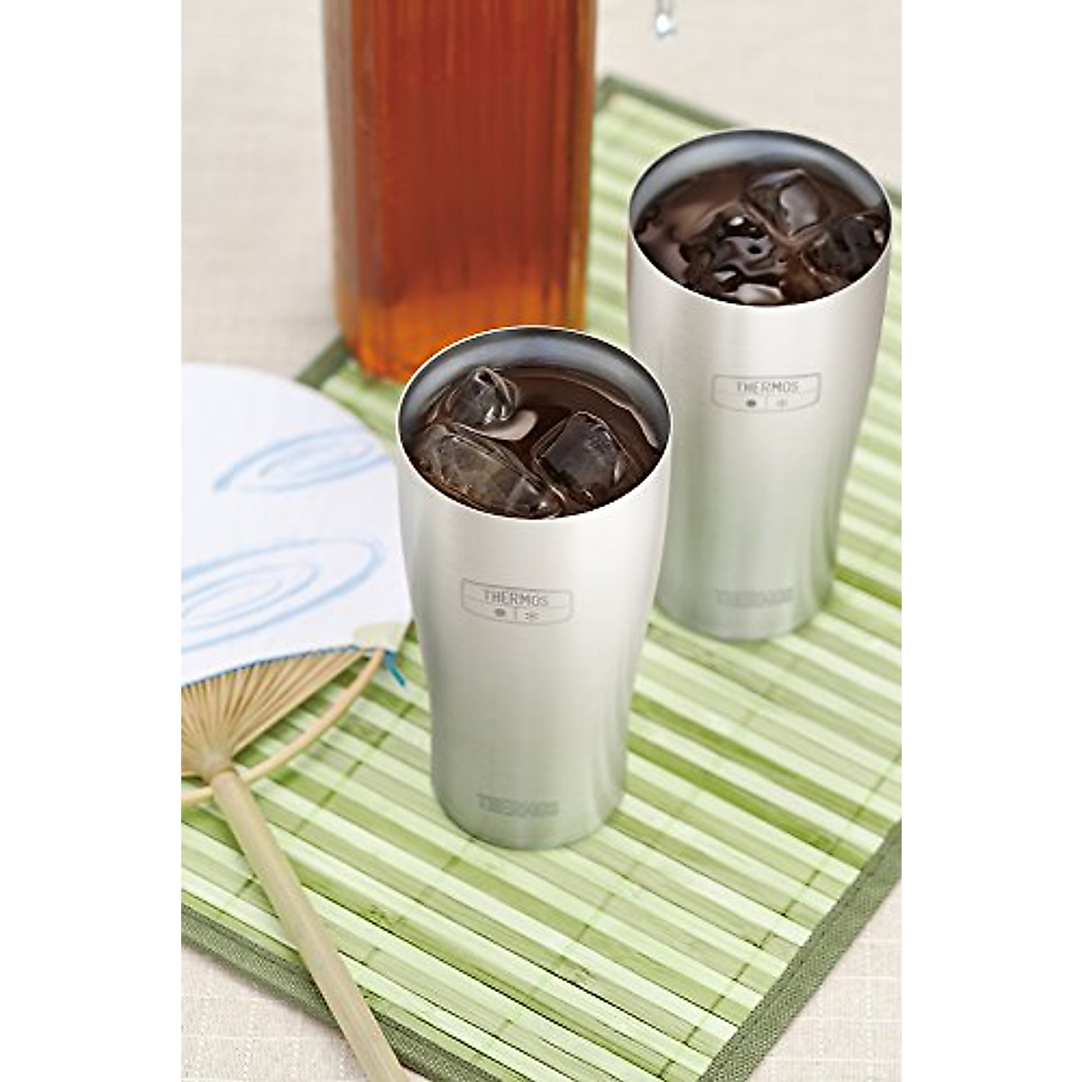 Thermos JDE-600 S Vacuum Insulated Tumbler, 20.3 fl oz (600 ml), Stainless Steel