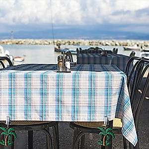 ZOOFOX Set of 8 Table Cloth Weight, Table Cloth Holder with Clip Hanger, Vintage Table Cloth Cover Pendants for Home, Garden, Party, Wedding, Picnic and Camping ( Coconut Palm )