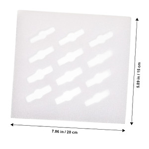 DOITOOL 2pcs Rutin Egg Protection egg holder refrigerator egg organizer egg protective tray portable egg tray eggs organizer reusable egg container egg foam trays the bird pearl cotton