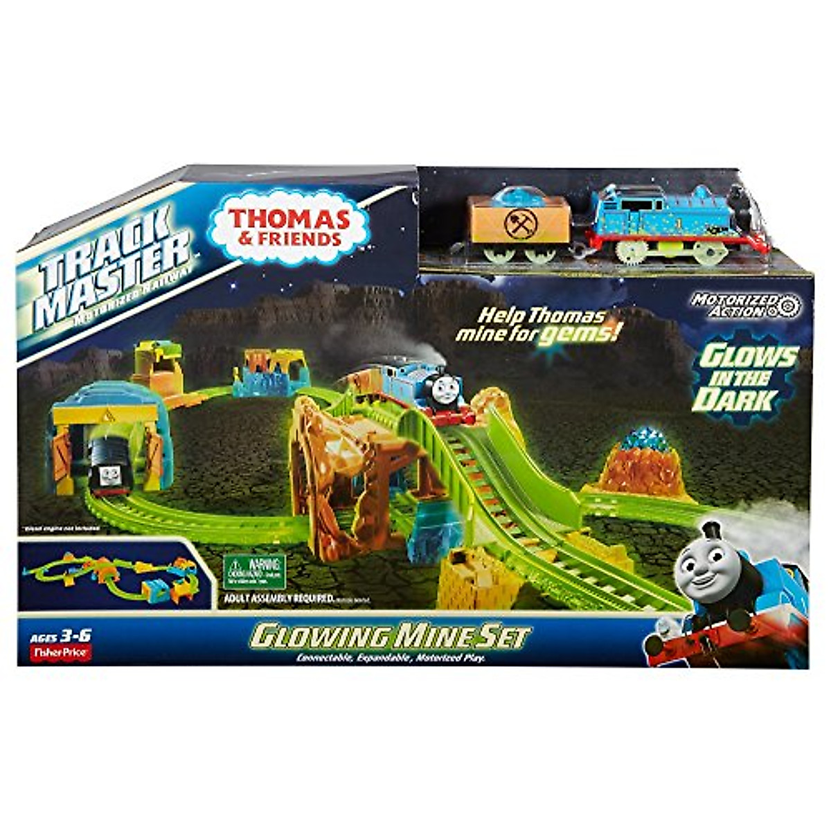 Fisher-Price Thomas & Friends TrackMaster, Glowing Mine Set