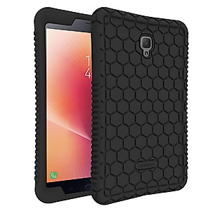 Fintie Silicone Case for Samsung Galaxy Tab A 8.0 2017 Model T380/T385, Light Weight Shock Proof Silicone Cover [Anti Slip] [Kids Friendly] for Galaxy Tab A 8.0 Inch SM-T380/T385 2017 Release, Black