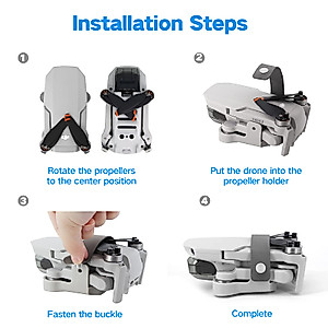 Original Mavic Mini 2 Propeller Holder for DJI Mavic Mini/Mini 2/ Mini SE Drone Accessories (Beige)(Doesn't fit When Putting into case)