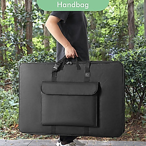 1st Place Products Premium Art Portfolio Case - 20" x 26" - Soft Sided - Steel Frame - Waterproof & Tear Resistant - Artwork, Photography, Sketch, LCD, Monitor, Solar Panel - Shoulder Straps & Handles