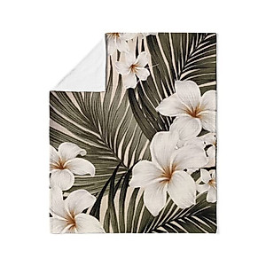 CafePress Hibiscus Hawaii Retro Aloha Print Throw Blanket Super Soft Fleece Plush Throw Blanket, 60"x50"