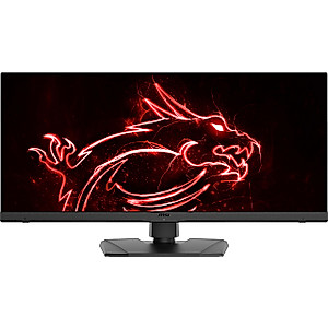 MSI MPG341QR, 34" Gaming Monitor, 3440 x 1440 (UWQHD), IPS, 1ms, 144Hz, G-Sync Compatible, HDR 400, HDMI, Displayport, USB Type-C, Tilt, Swivel, Height Adjustable,Black