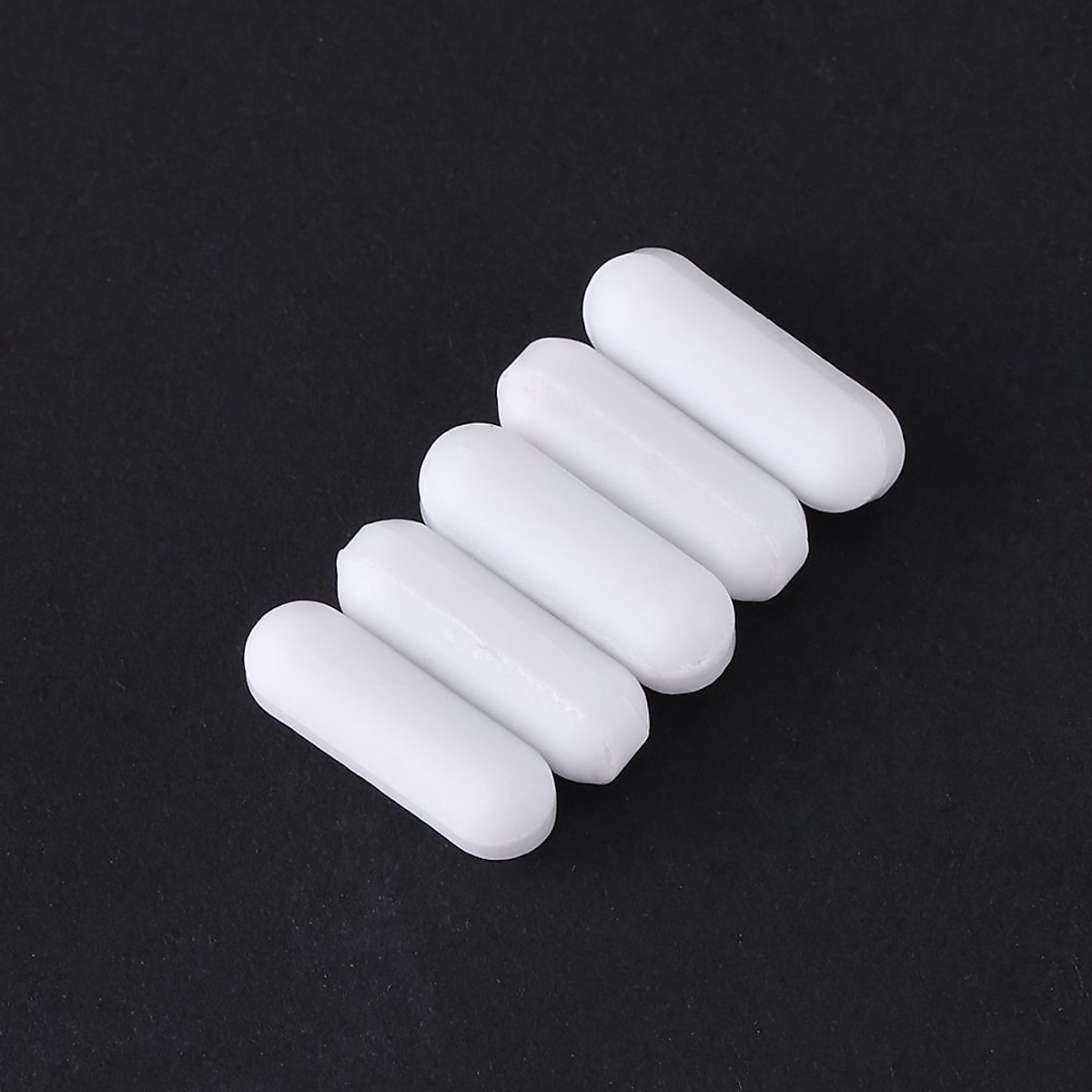 5Pcs Type-C Stir Bars,5 * 15mm Magnetic PTFE Stir Bar,Lab Mixing Blending Equipment,High Temperature and Resistance,Low Temperature Resistance,No Adhesiveness,for Magnetic Mixer