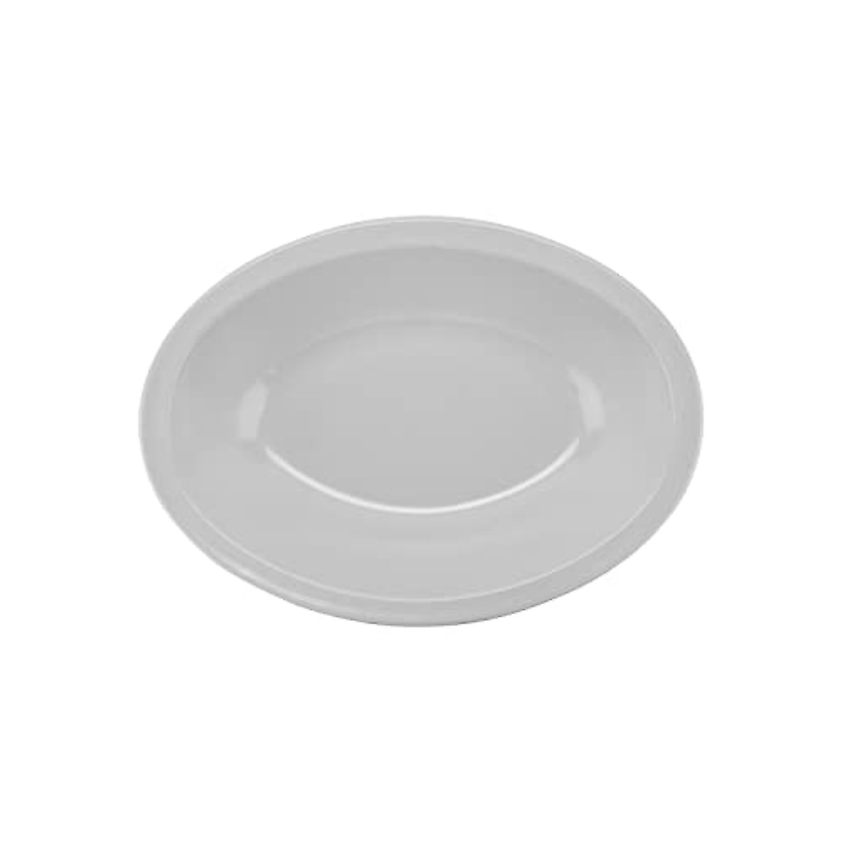 G.E.T. DN-332-W-EC 32 oz. Oval Rimmed MELAMINE BOWLS Melamine, White (Pack of 4)