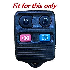 KAWIHEN Silicone Key Fob Cover Compatible with Ford Mustang Edge Escape Expedition Explorer Focus Escort Lincoln Mercury CWTWB1U331