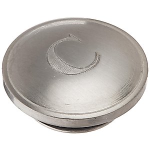 Rohl C7699/1STNC Country Kitchen and Country Bath Pressure Fit All Metal Screw Cover Cap Indice Only in Satin Nickel with Letter C for Cold to All Country