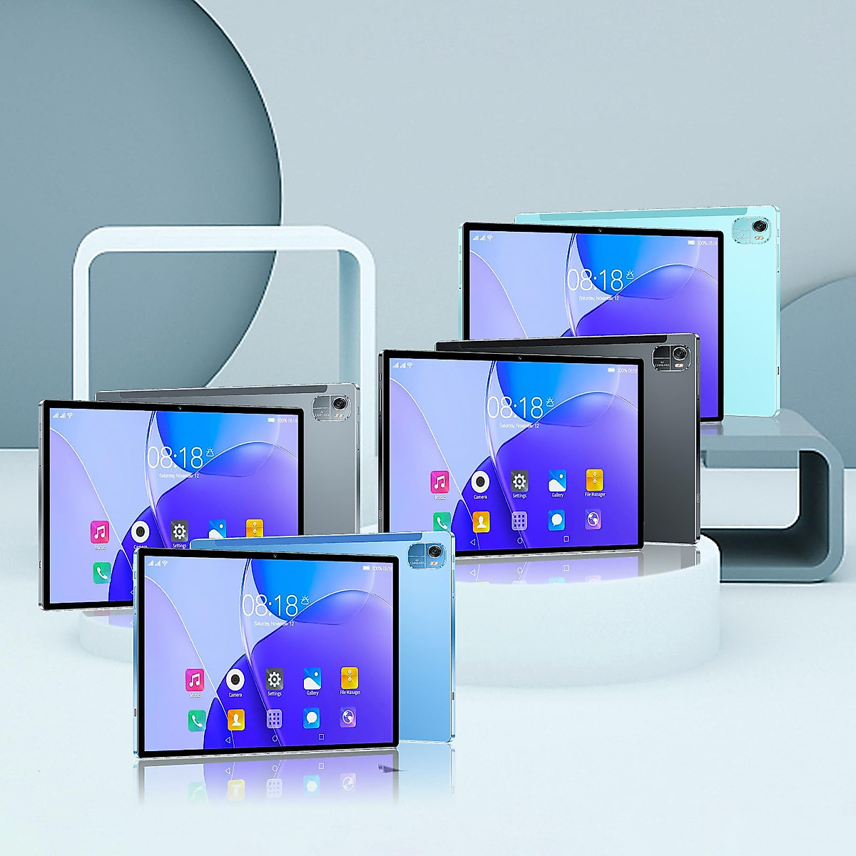 High Version 4+32G 10.1inch Tablet PC IPS HD Screen WiFi Bluetooth Voice Call Game Video Learning Tablet Android 10.0 System Dual SIM Dual Standby Full Netcom,Gift for Friends