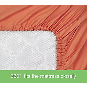 4 Pack Bassinet Fitted Sheets 33x20 Fits Baby Delight, Mika Micky, KoolaBaby, Dream On Me, ANGELBLISS and Rectangle Bedside Sleeper Mattress, Soft and Breathable Cotton