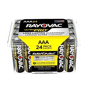 Ultra Pro Alkaline Batteries AAA 24/Pack