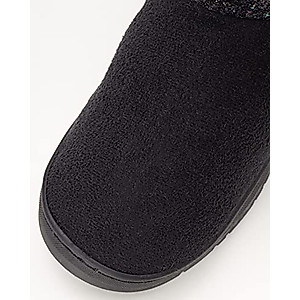 bebe Girls Winter Micro Suede Boots with Rhinestone Embellished Logo & Bow, Black Glitter, Size 2 Little Kid