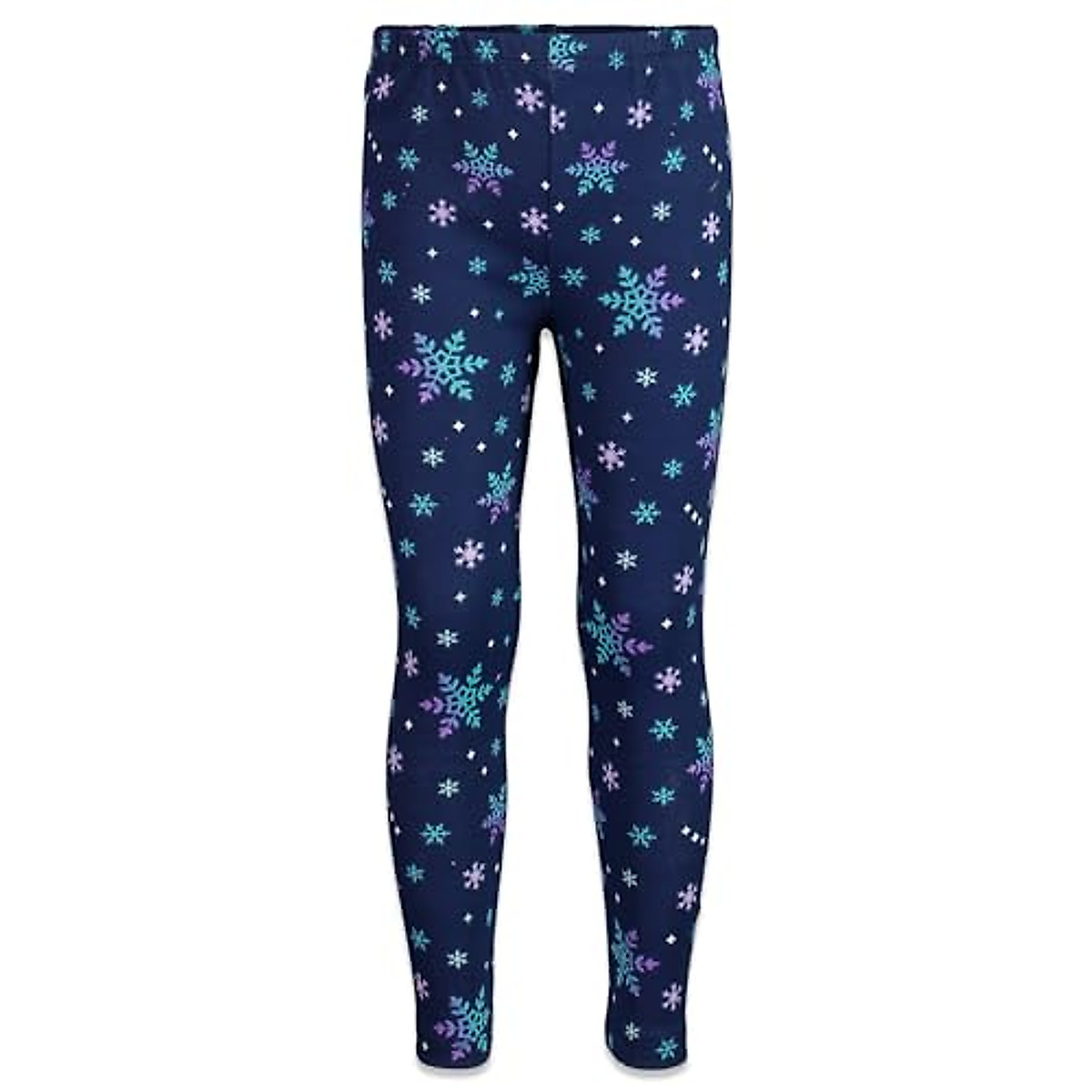 Disney Frozen Elsa Toddler Girls Fleece Long Sleeve Graphic T-Shirt and Leggings Outfit Set Turquoise/Blue 5T