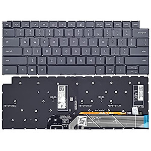 Replacement Keyboard for Dell inspiron 14 5410 7415 7420 7425 & inspiron 13 5310 Series Laptop Frame with Backlit US Layout