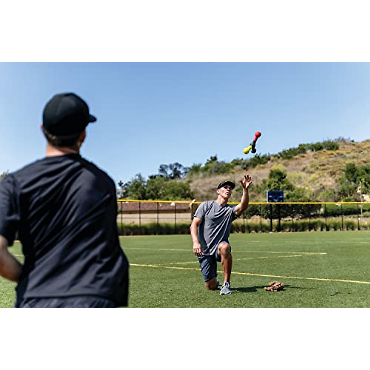 SKLZ unisex adult New version Reactive Catch, Blue/ Yellow/ Red, One Size US