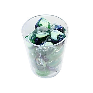 Skywin- Laundry Jars with Lid, Tall Laundry Detergent Jar, Glass Jars for Laundry Room, Laundry Containers for Organizing Laundry Room, Dishwasher Pod Container (Clear)