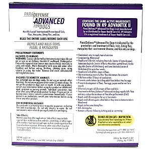 Para Defense Advanced 21-55 lb Dog Pet Flea Control Supply, Large