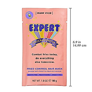 MANE CLUB Expert Procrastinator Deep Conditioner, cruelty free, vegan, no sulfates or parabens — Pack of 2