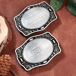 Sinseike Personalized Western Cowboy Name Belt Buckle for Men (classic)