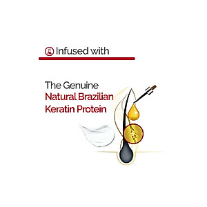 NOVEX Brazilian Keratin Shampoo, White, 10 Ounce