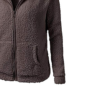Neresum Sweatshirt for Women 2023 Fashion Winter Warm Zipper Hoodie Long Sleeve Oversized Fleece Jacket Sweat Shirts Coat