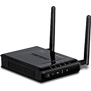 TRENDnet Wireless N300 2T2R Detachable antennas, Access Point, 2.4Ghz 300Mbps, 802.11b/g/n, AP/WDS/Client/Bridge, 2x2 dBi, TEW-638APB (Renewed)