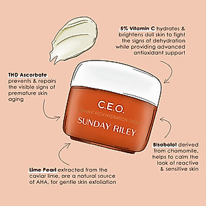 Sunday Riley C.E.O. Vitamin C Rich Hydration Cream Face Moisturizer