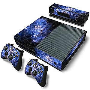 Gam3Gear Pattern Series Decals Skin Vinyl Sticker for Xbox ONE Console & Controller (NOT Xbox One Elite / Xbox One S / Xbox One X) - Galaxy